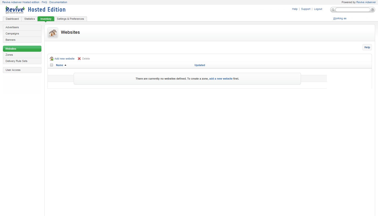 Getting Started with Revive Adserver - tutorial for users of Hosted edition